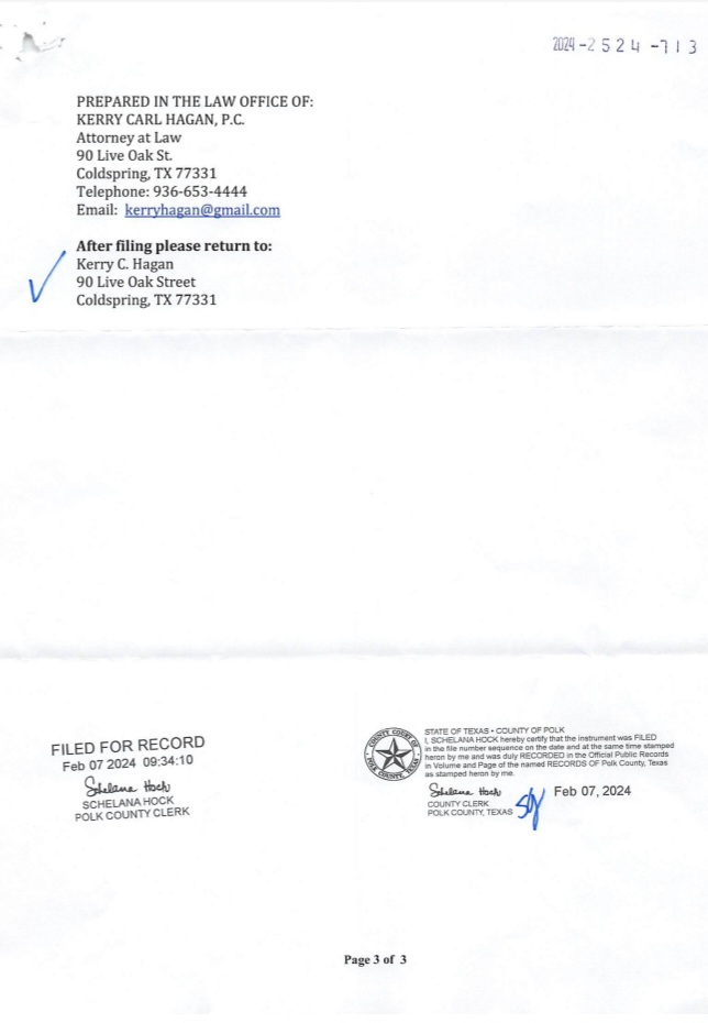 About The POA & Annual Meeting minutes. – Forester's Retreat
